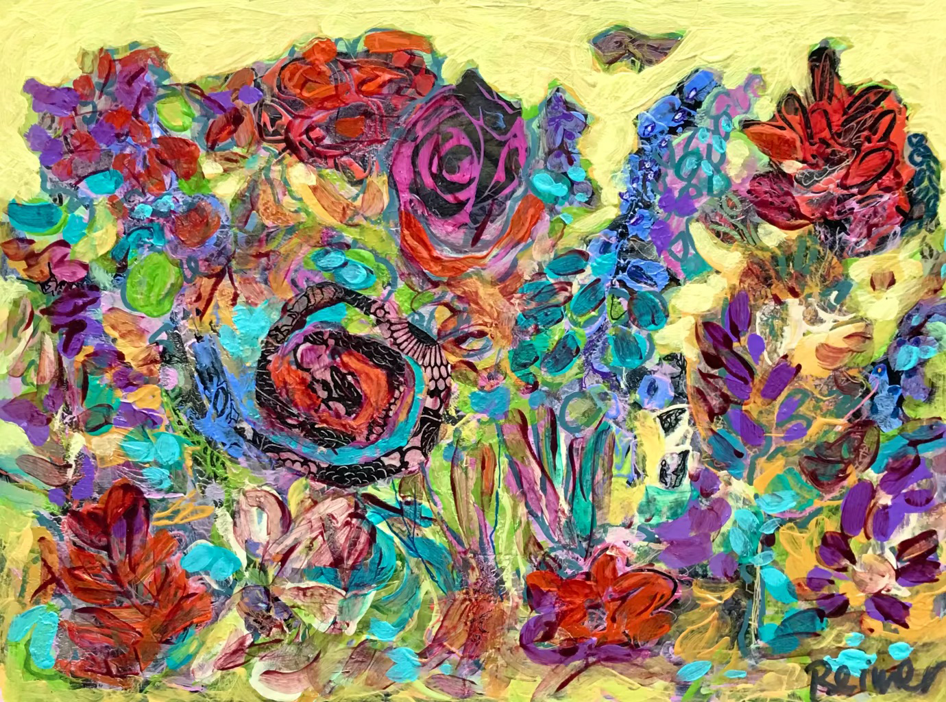 Jumbled Garden - Christine Reimer Christine Reimer